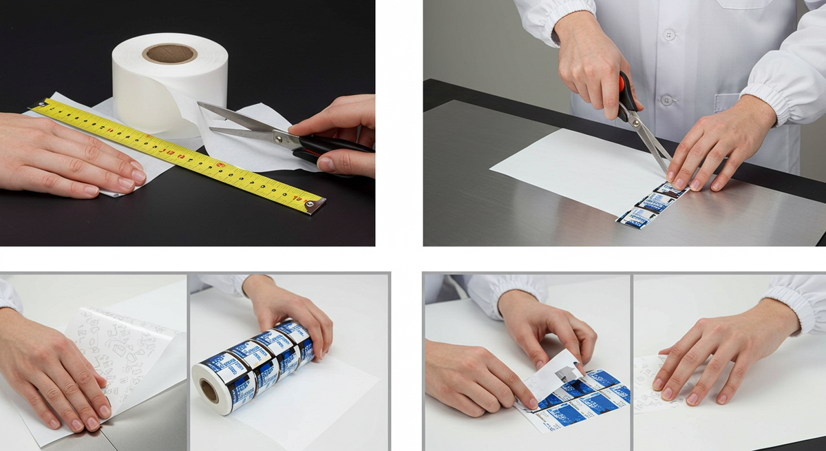 Tips for Cutting and Applying Sticky-Back Thermal Paper