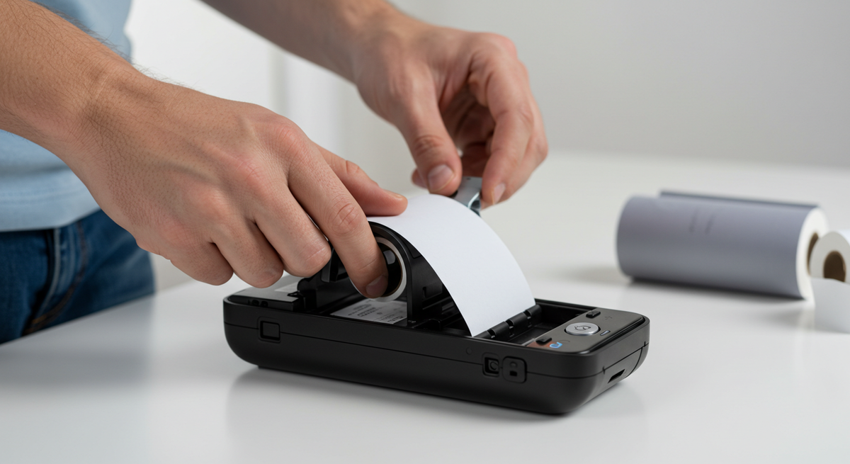 How to Replace Your Mobile Printer Paper Roll Easily