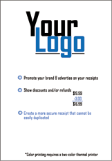 Custom Printed Paper Rolls for Businesses | POS Paper