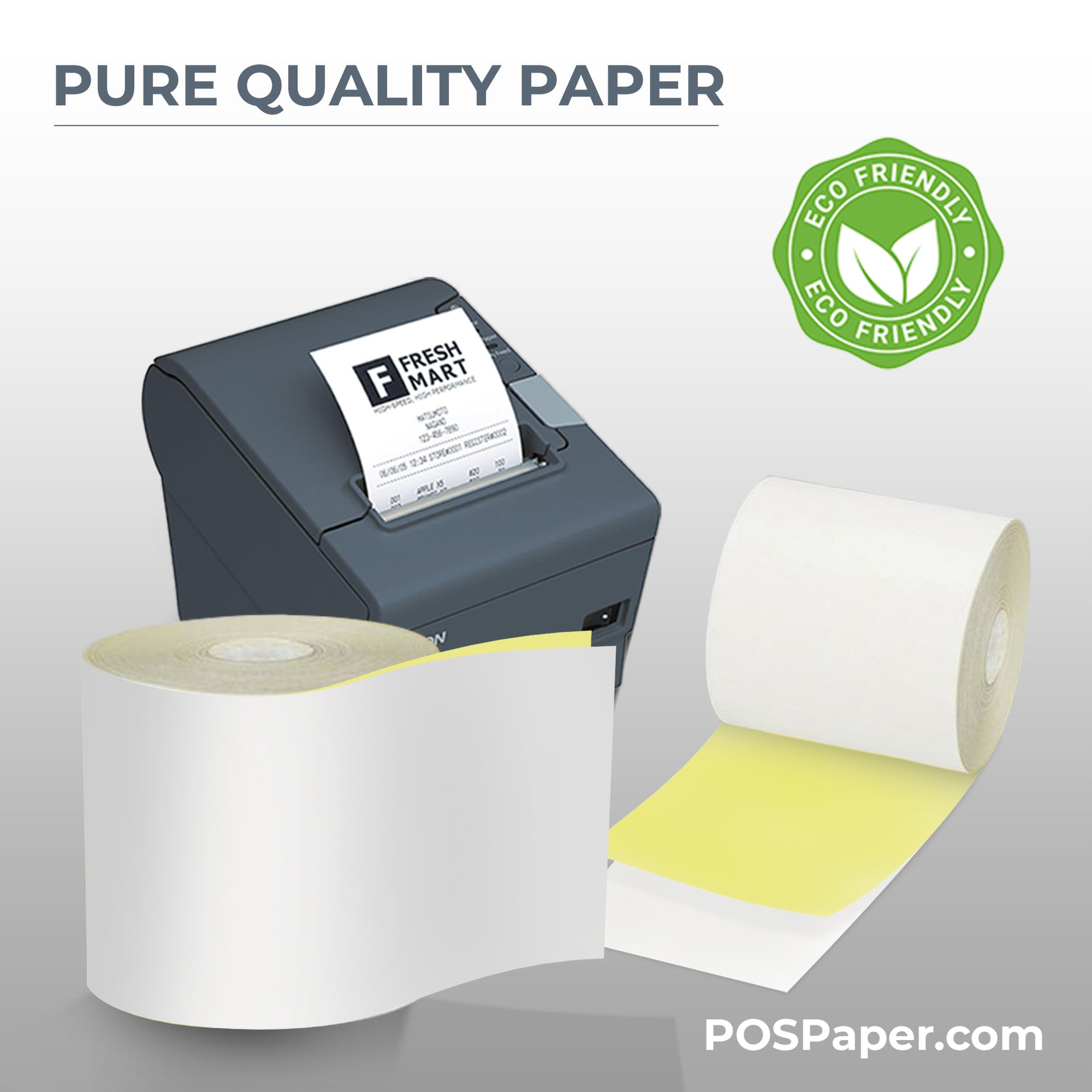 2-Ply Receipt Paper | 1-3 Day Shipping | POSPaper.com