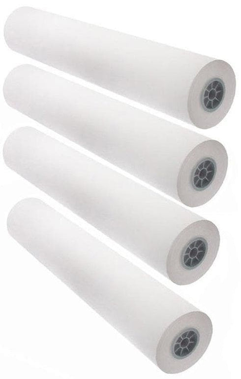 18" x 500' CAD Inkjet Plotter Paper - #20 Wide (4 Rolls)