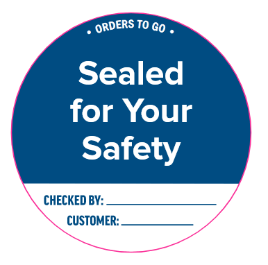 To Go Labels (1,000 labels/roll)