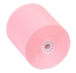 3" x 165' Pink POS Receipt Paper (50 Rolls)