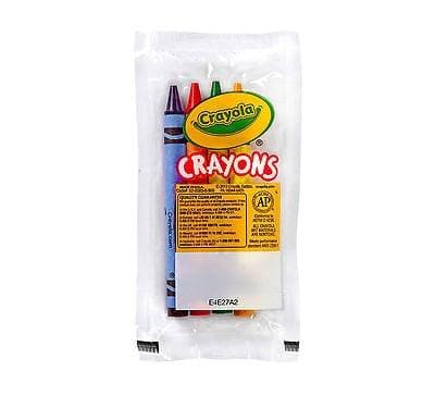 Crayola Restaurant Crayon 4 Packs, 360/CS - R, Y, G, B