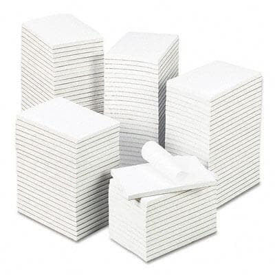 Bulk Scratch Pads, Unruled, 4x6, White, 100-Sheet Pads