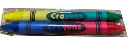 2-Pack Double-Sided Cello Crayon - 500 packs/case