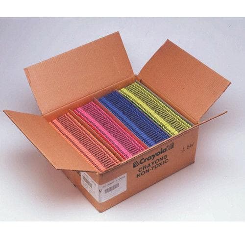 Crayola Crayon Bulk - Red, Yellow, Orange, Green, Blue