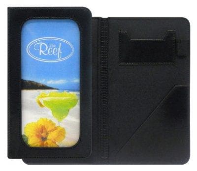 Deluxe Check Presenter w/Interchangeable Window