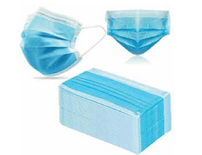 FDA Compliant 3 Layer Disposable Medical Face Masks 50 Masks