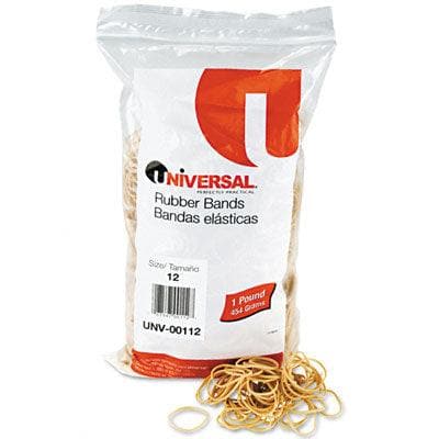 Universal Rubber Bands - Size 12 - 2500 Bands/1LB