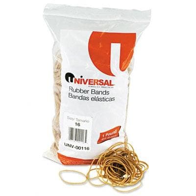 Universal Rubber Bands - Size 16 - 1900 Bands/1LB